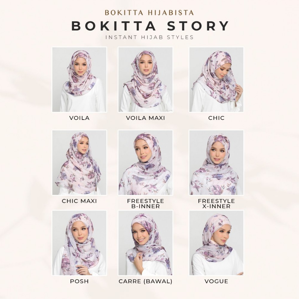 Bokitta Hijabista | Bokitta Hijab Malaysia | Modern Style with Pin-Free ...